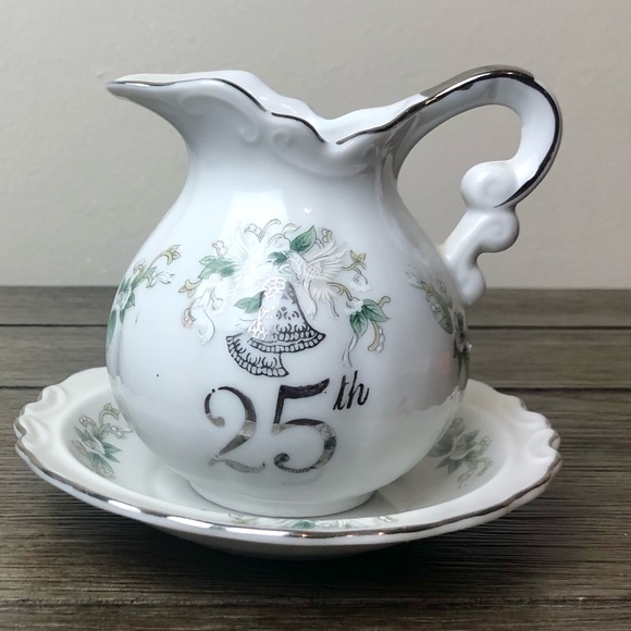 Lefton | Dining | Lefton China 134 Hand Painted 25th Anniversary ...